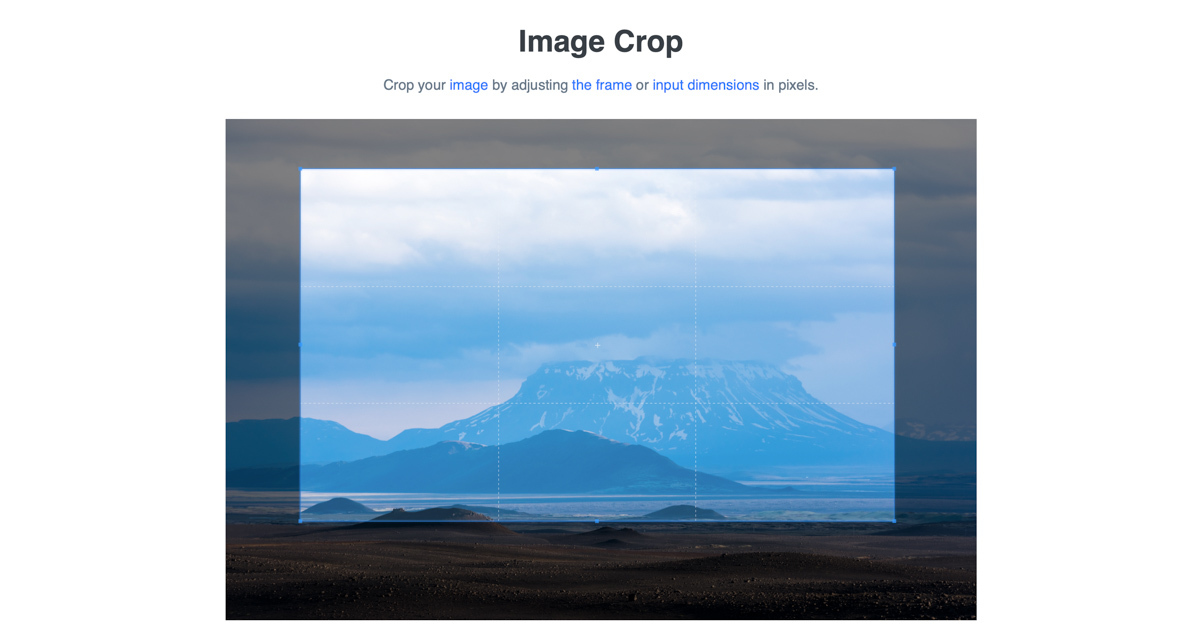 Crop image online for free - JPG, PNG, WEBP, HEIC