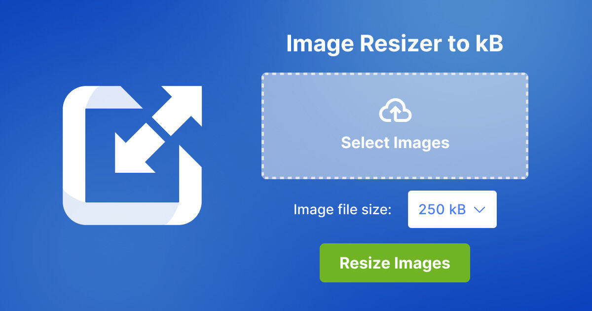 Resize Image to 1 KB online for free